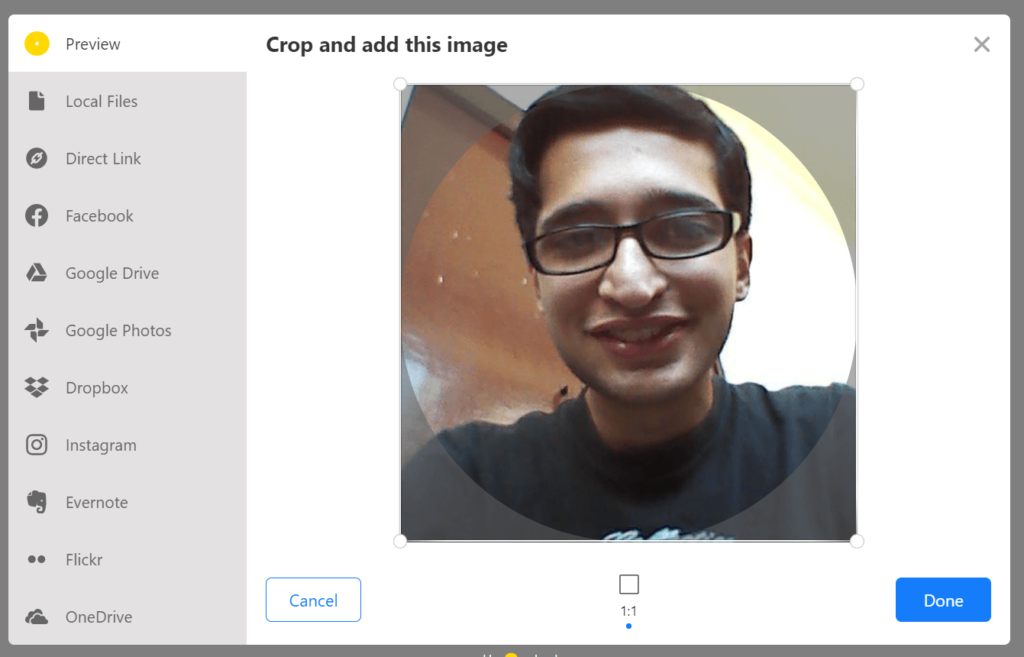 Advanced Uploadcare Image Cropper To Circle Web App In Browser Full Source Code Procodestore